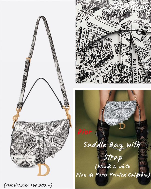 Dior Map of Paris (Dior Plan de Paris) คอลเลคชั่นลายแผนที่ สุดสวยหรู