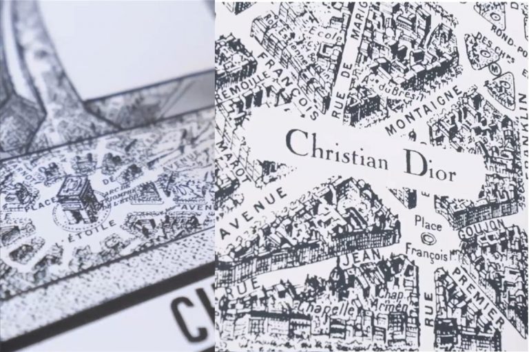 Dior Map of Paris (Dior Plan de Paris) คอลเลคชั่นลายแผนที่ สุดสวยหรู
