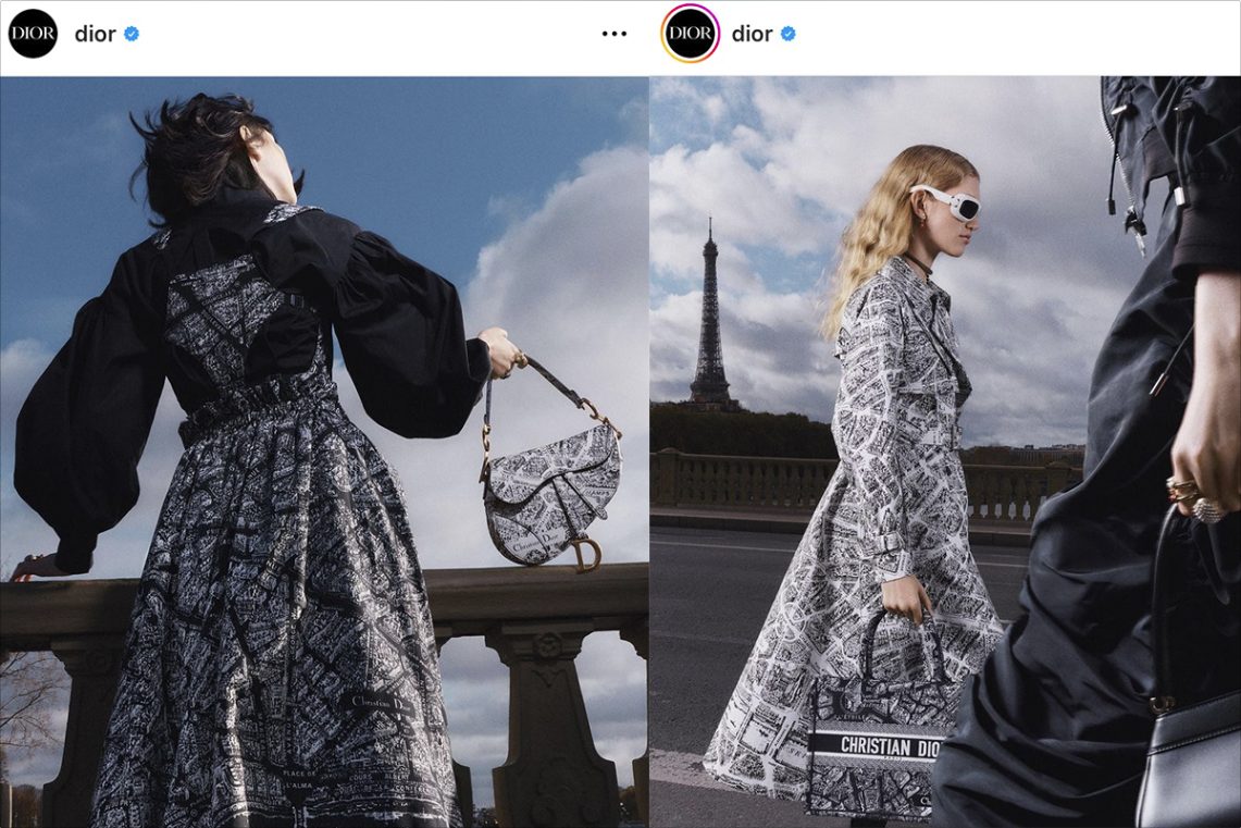 Dior Map of Paris (Dior Plan de Paris) คอลเลคชั่นลายแผนที่ สุดสวยหรู